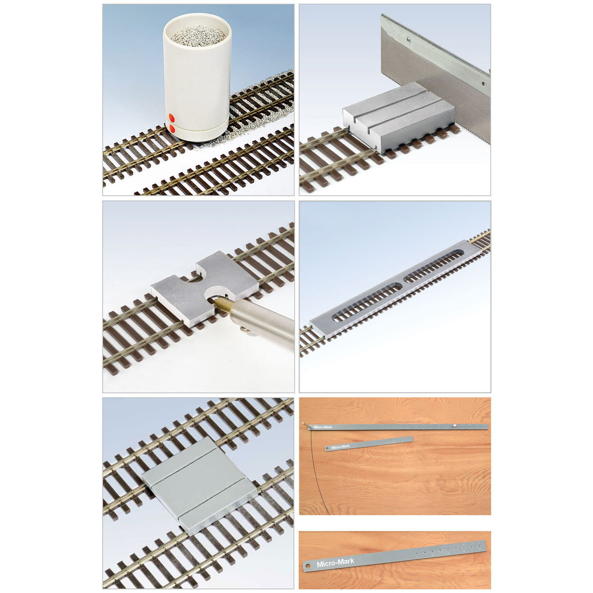 HO Gauge Railroad Track | Train Track Ho Tool Set | Micro-Mark