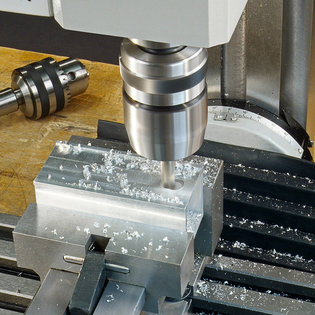 Miniature Milling Machine | MicroLux R8 Benchtop Small Mill | Micro-Mark