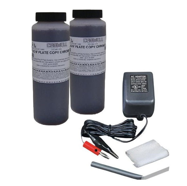 Metal Chrome Plating Kit Caswell Nickel Electroplating Kit 4.5 Gal