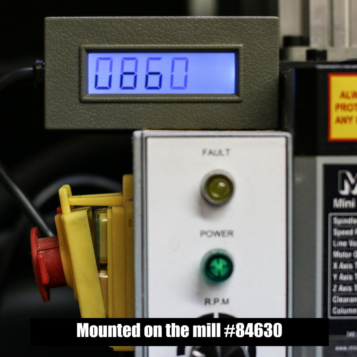 Spindle RPM Digital Speed Readout | Magnetic Mounted Tools | Micro-Mark