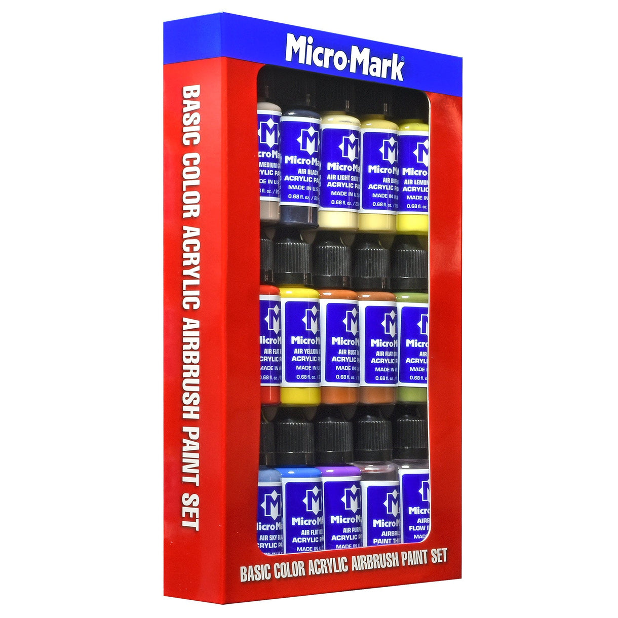 Acrylic Airbrush Paint Set | Basic Paint Colors for Modelers | Micro-Mark