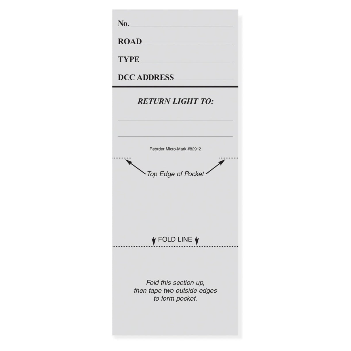 Locomotive Cards, Pack of 50 – Micro-Mark