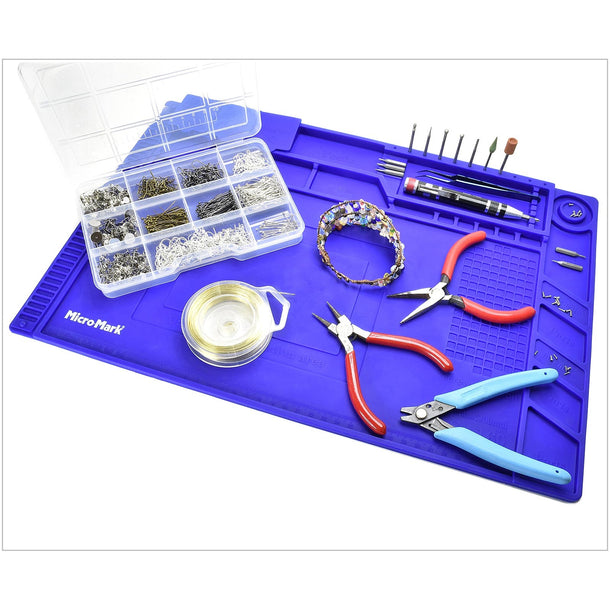Large Magnetic Silicone Work Mat | Non-Slip Mat for Hardware | Micro-Mark