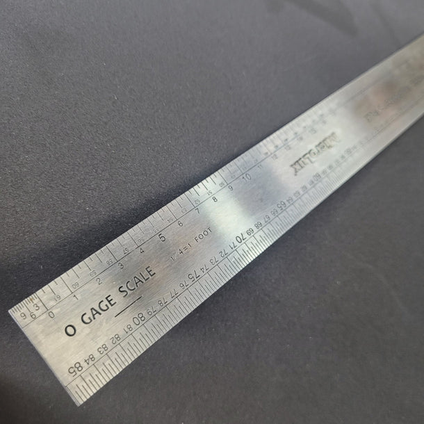 HO/N/O Gauge Scale Ruler | Model Railroad Scale Rule | Micro-Mark