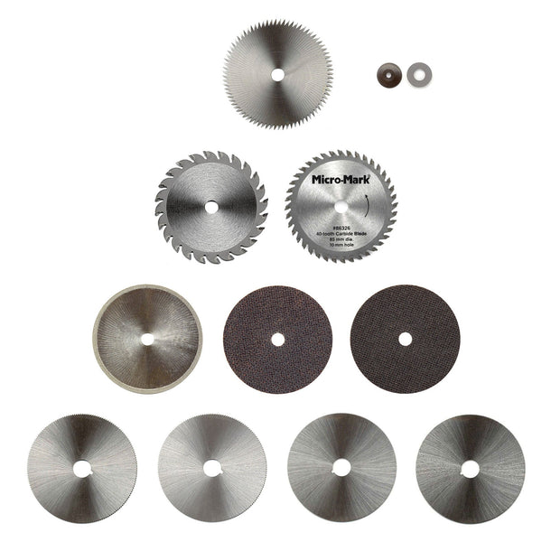 MicroLux® Tilt Arbor Table Saw Blade Super Value Package – Micro-Mark