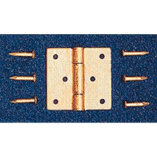 Solid Brass Miniature Butt Hinges (Pkg. of 4) – Micro-Mark