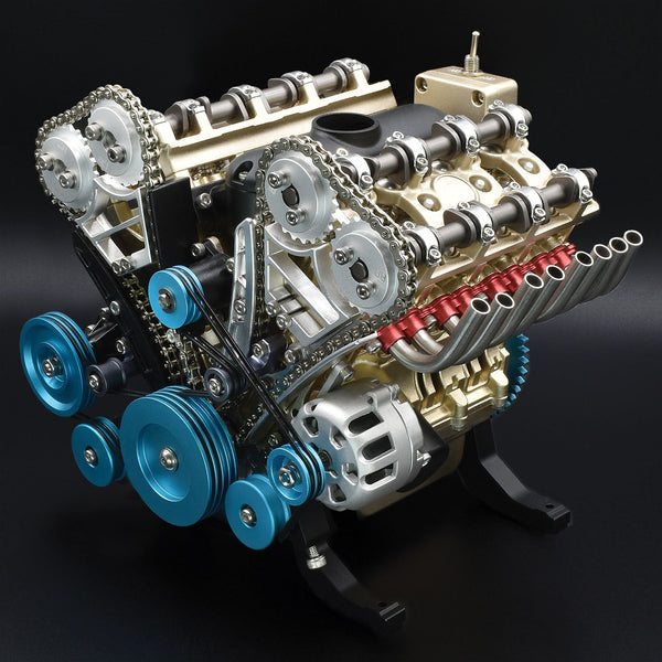 Teching V8 Engine Metal Model Kit Micro Mark